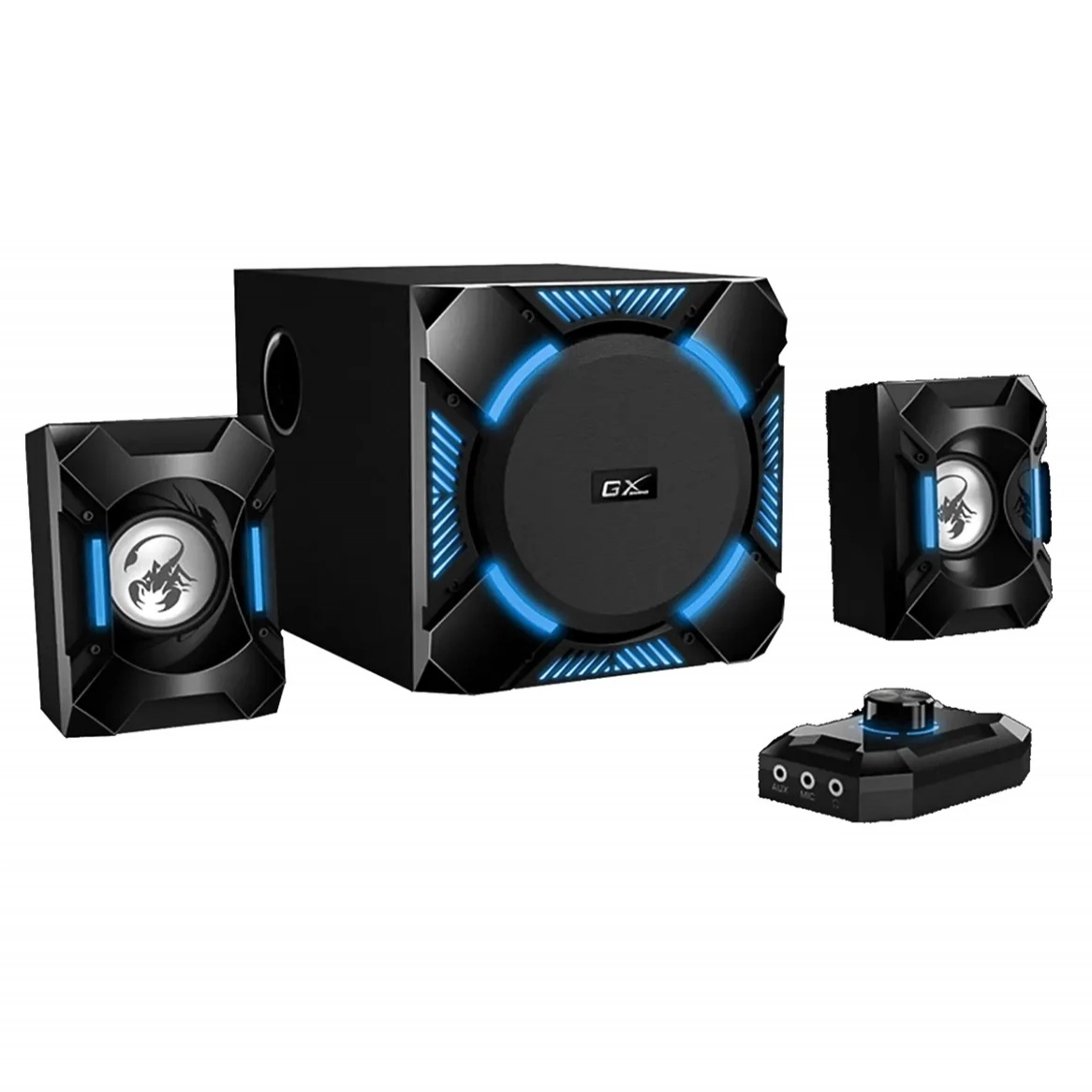 Parlante Genius SW-G 2.1 1200 100-240V LED 36W | Quito Ecuador