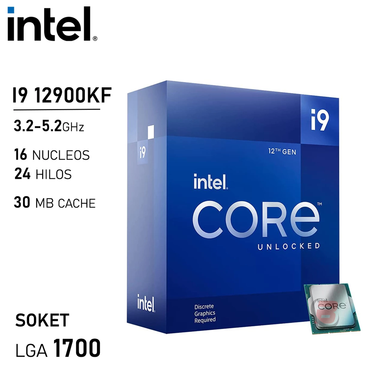 Procesador Intel Core i9 12900KF 3.20GHz 16 Núcleos 24 Hilos | Quito Ecuador